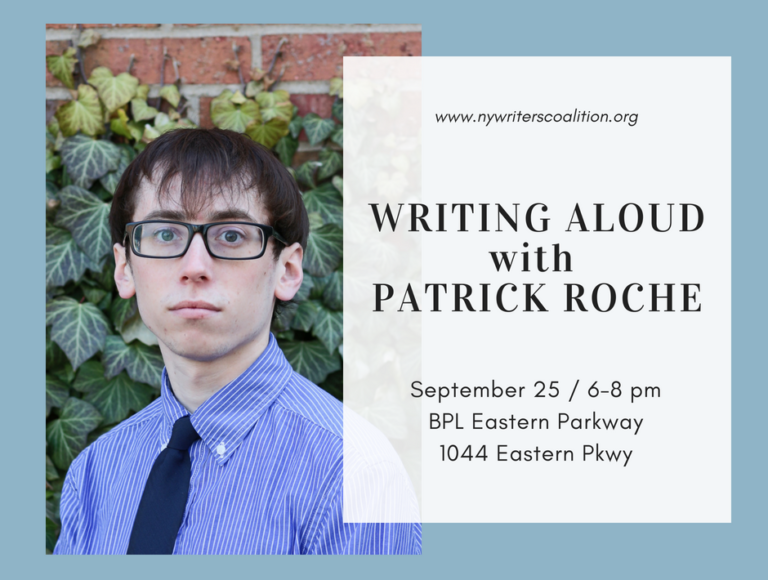 Writing Aloud with Patrick Roche! - NY Writers