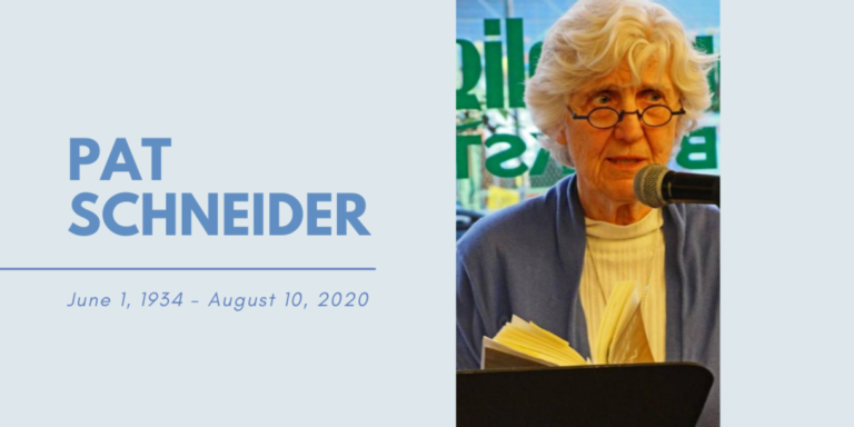 NYWC Remembers Pat Schneider - NY Writers